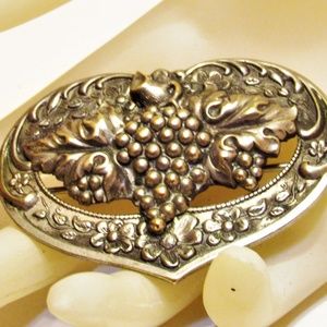 LuxeCollectible | Jewelry | Vintage Victorian Revival Grape And Heart ...